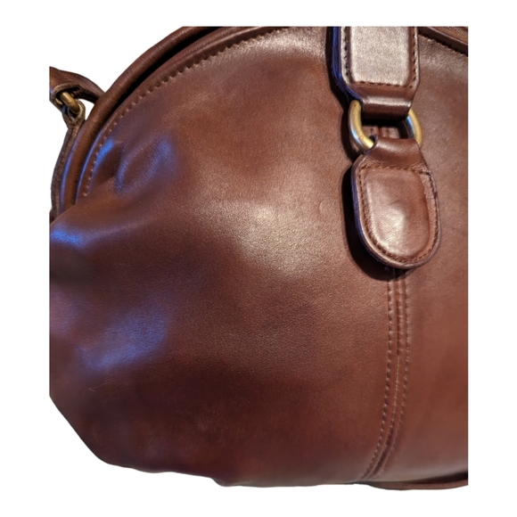 Coach | Bags | Htf Vintage Coach Laurel Clam Shell Purse Mocha Brown ...